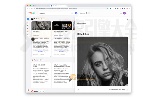 You.com：新兴AI搜索引擎【美国】_搜索引擎大全(ZhouBlog.cn)